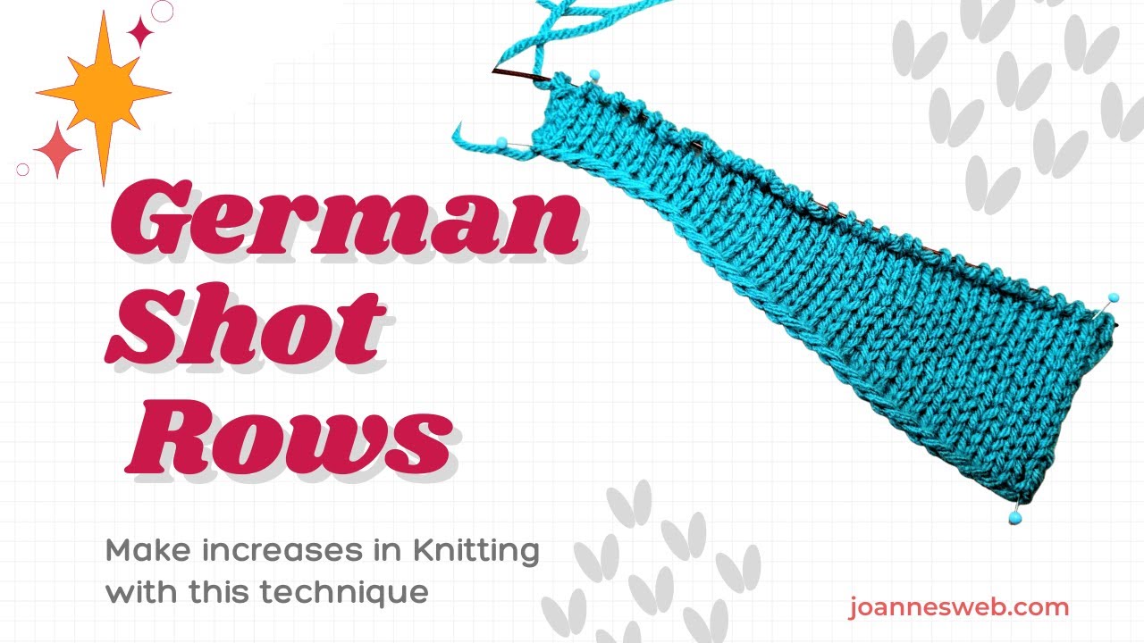 German Short Rows Knitting - YouTube