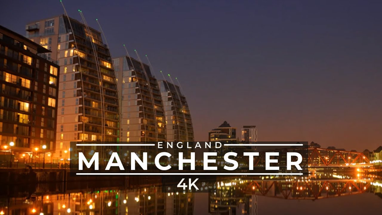 Manchester England 🇬🇧 Drone Views 4K 60FPS - YouTube