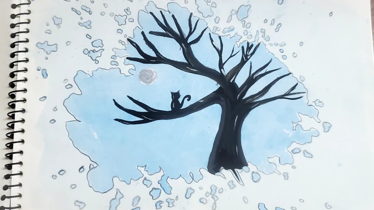 How to draw unique and easy painting tutorial for beginners 😊 - YouTube