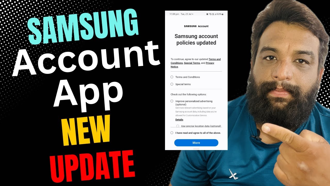 Samsung Account App Update (July 2024) What's New - YouTube
