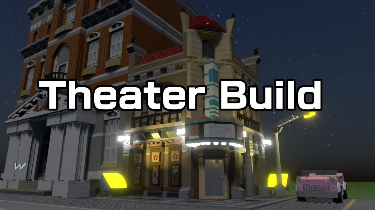 LEGO Worlds Theater Sand Box Build - YouTube