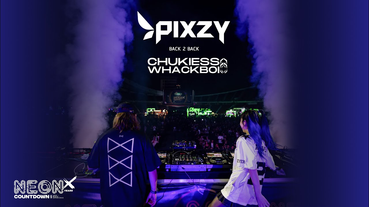 PIXZY B2B CHUKIESS WHACKBOI LIVE FULL SET @ NEON COUNTDOWN 2025 - YouTube