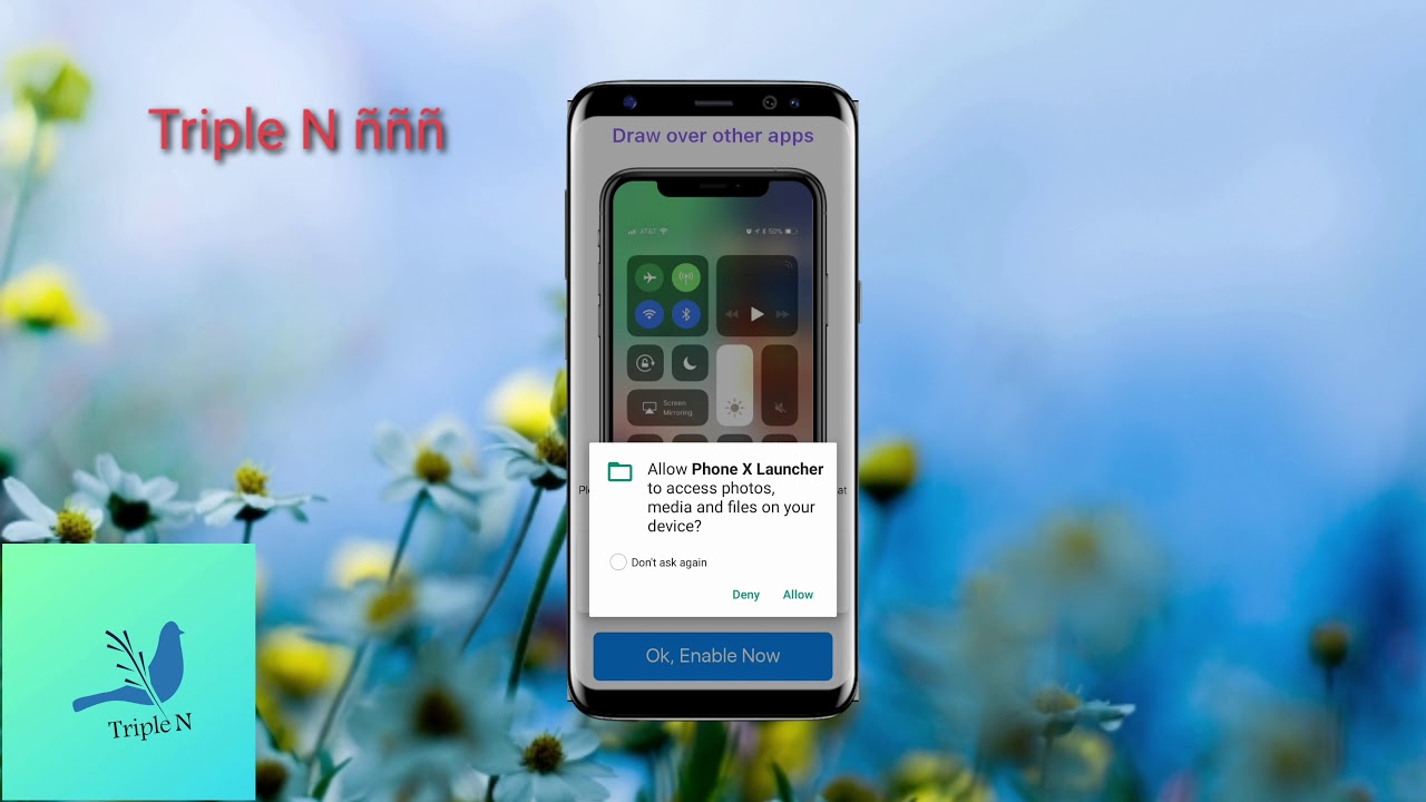 How to turn android into iphone X - YouTube