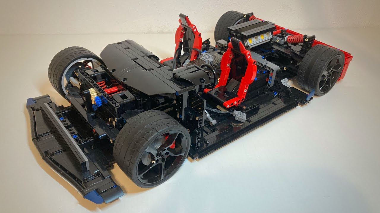HOW TO BUILD a Lego technic Koenigsegg Agera RS 3/5 Interiors and rear ...