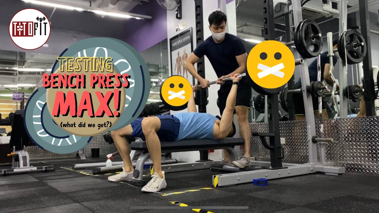 Testing 1 Rep Max Bench Press (post-lockdown) - TitoFit Tips - YouTube