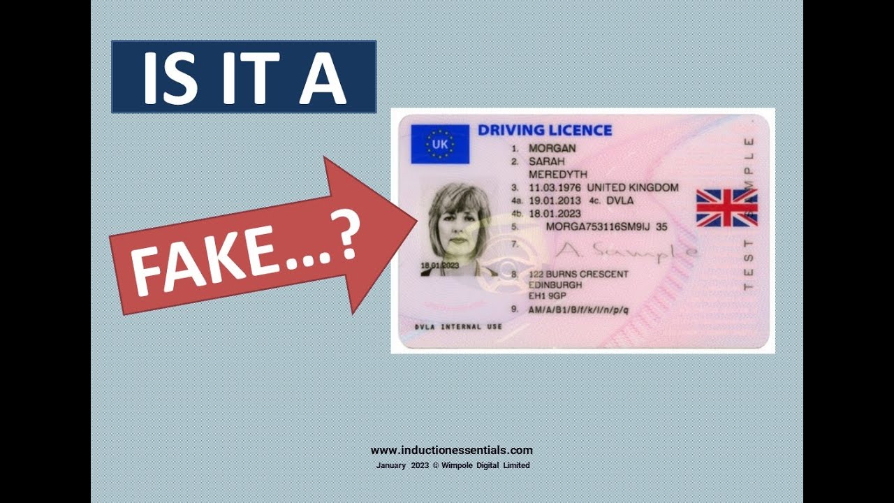 Age ID - checking driving a licence - YouTube