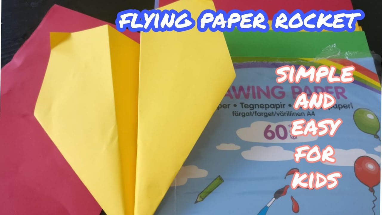 How To Make A Paper Rocket For Children Easy Way To Make Paper Rocket paperrocket how-to-make-a-paper-rocket-for-children-easy-way-to-make-paper-rocket-paperrocket
