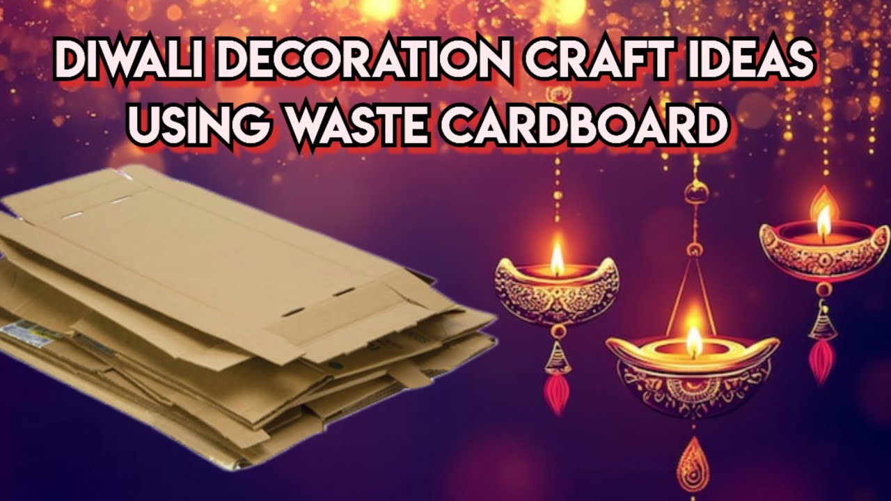 Diwali decoration craft ideas, Subha Labh craft, easy diwali decoration ...