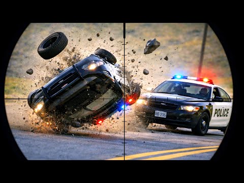 Pushing GTA 5 POLICE Cars Untill They Go Crazy