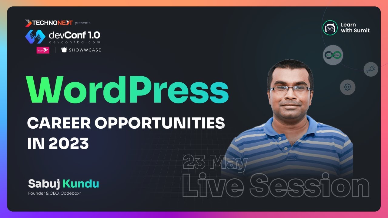 devConf 1.0 - WordPress Career Opportunities - Sabuj Kundu - YouTube