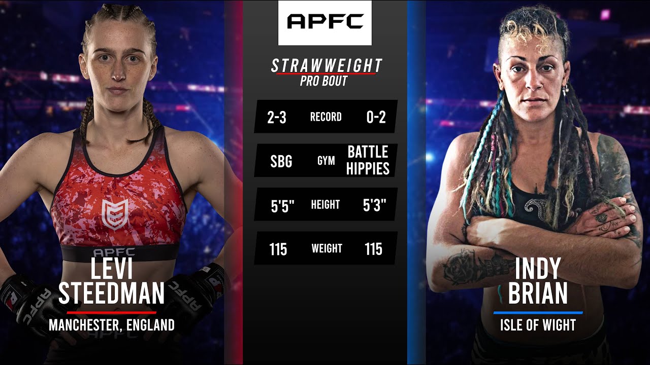 LEVI STEEDMAN VS INDY BRIAR | #APFC8 | FIRST PRO WOMENS BOUT IN APFC ...
