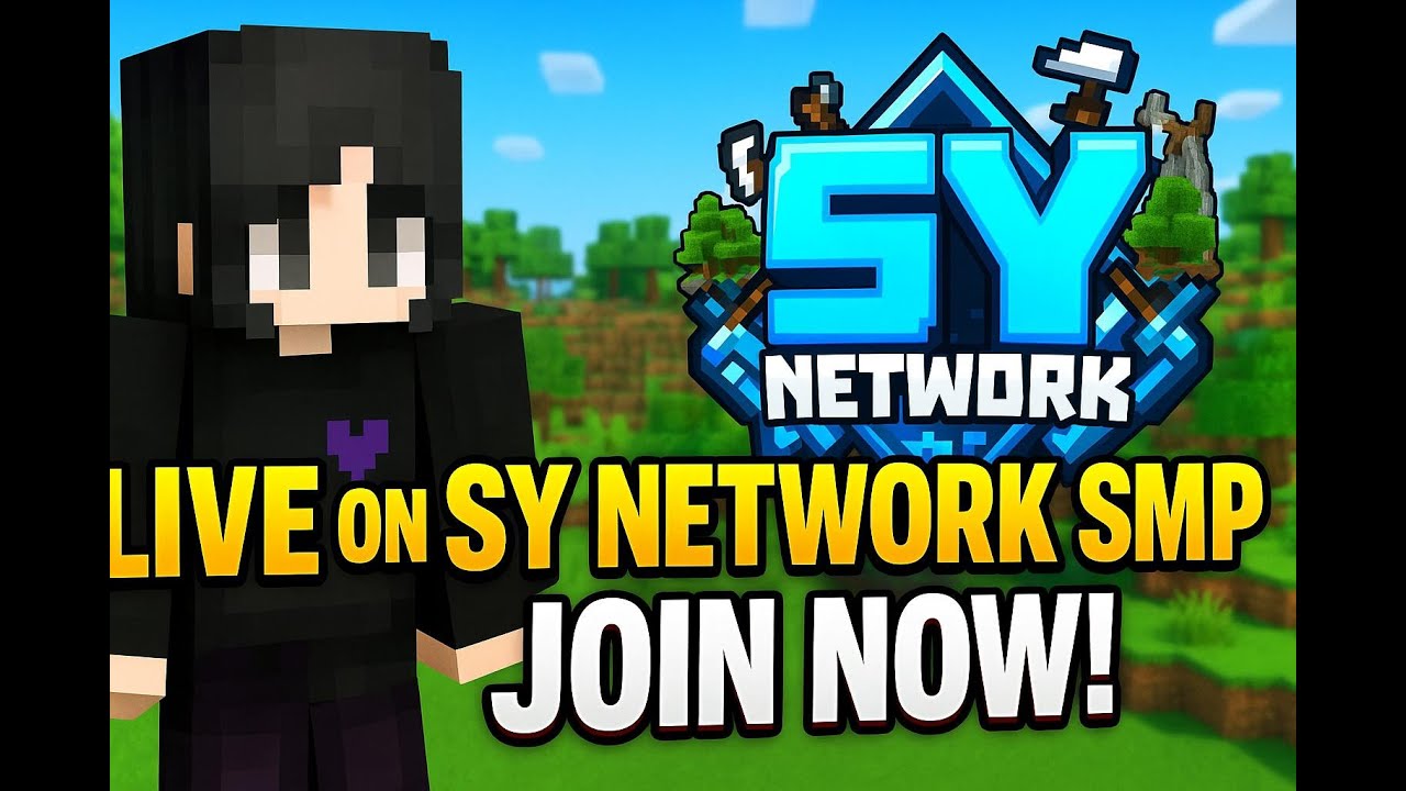 🎉 SY Network SMP LAUNCH DAY! | Going LIVE at 7:30 PM! || #minecraftindia #fun #shorts - YouTube