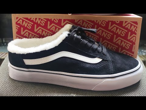 Vans Old Skool Mule (Suede) Black Sherpa SALE @tokopedia