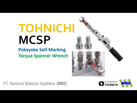 Tohnichi MCSP Pokayoke Self-Marking Torque Spanner - YouTube
