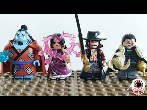 Mihawk, Crocodile, Hancock and Jinbe - One Piece - LEGO Unofficial # ...