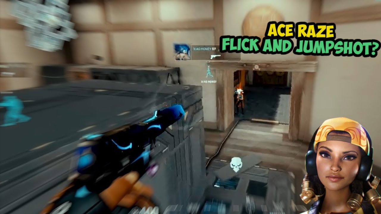Ace!!! Raze Sheriff Flick and Satchel Movements - Valorant - YouTube