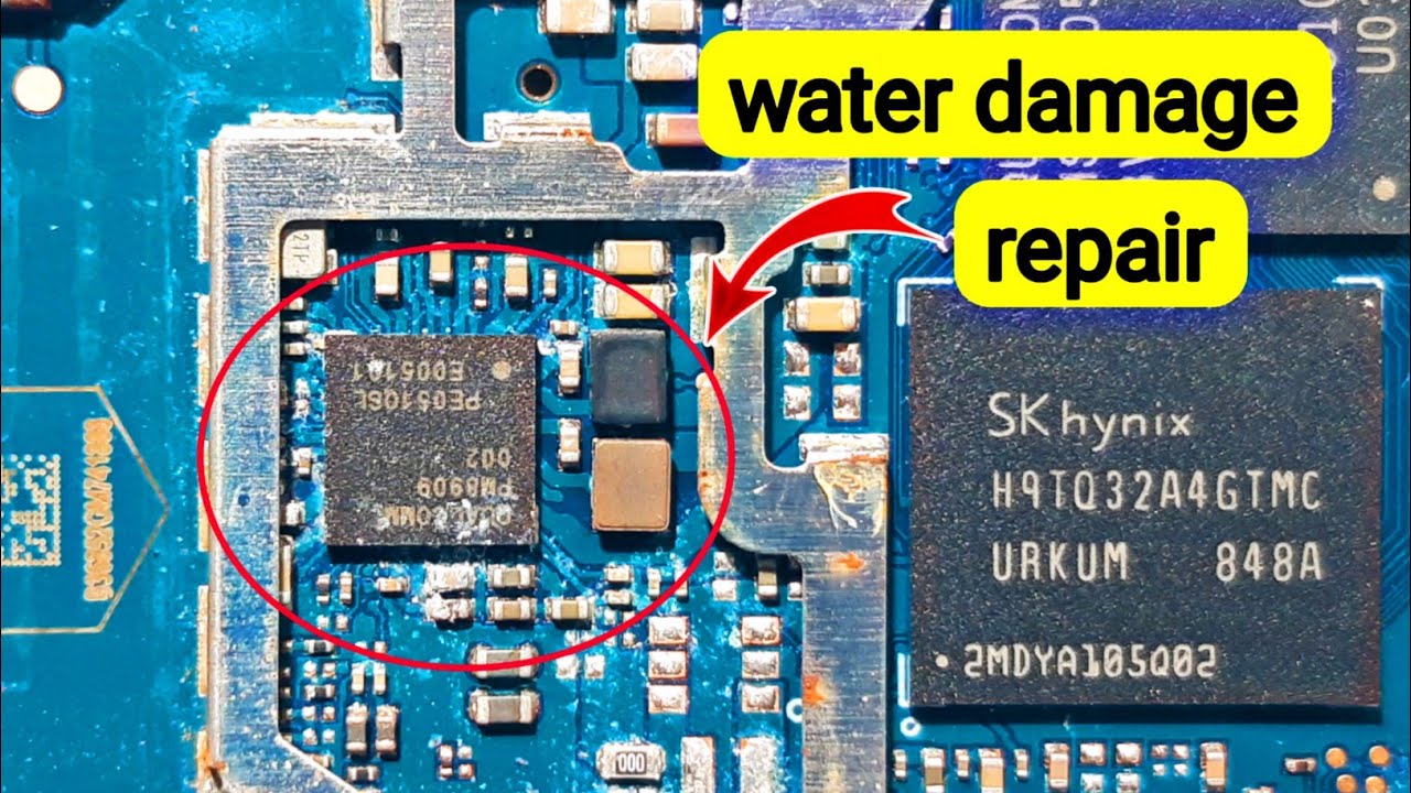 Water damage mobile repair || jio f320 mobile repair || ic reboling ...