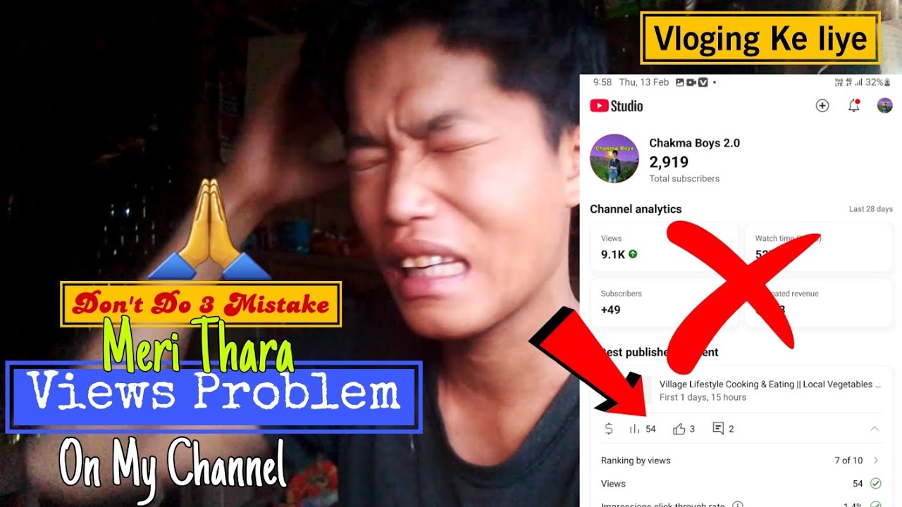 Views problem On my Channel | Don't Do 3 mistake on your channel | For ...