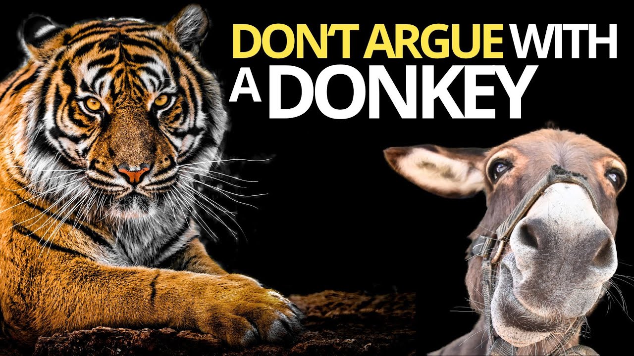 INTELLIGENCE IS SILENT AND SMILES | Fable of the tiger, the donkey, and ...