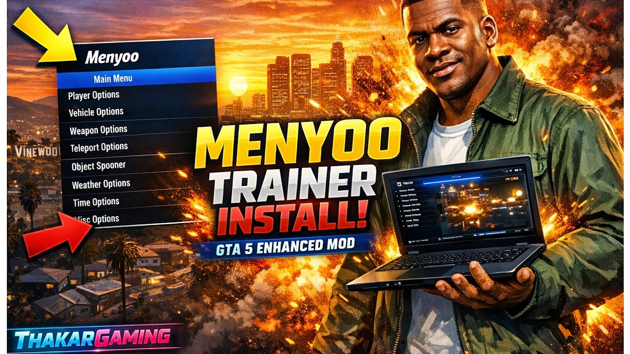 How to Install Menyoo Trainer in GTA 5 Enhanced Version | Step-by-Step ...