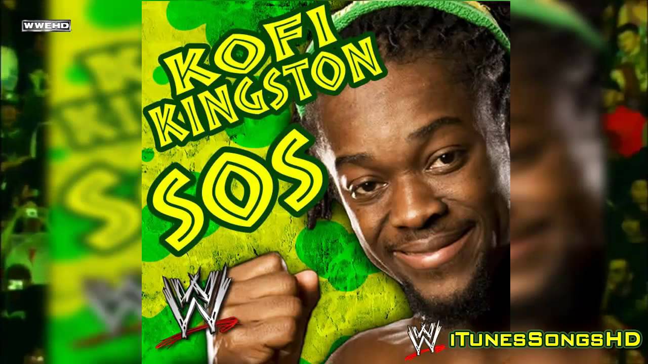WWE: Kofi Kingston 1st Theme Song "SOS" (Full Version) [High Quality ...