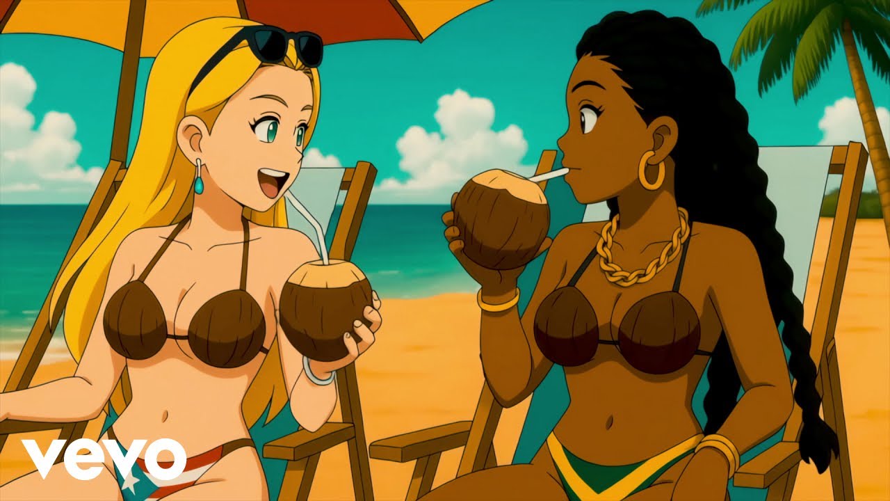 Fiamma, Shenseea - Aguita e Coco (Animated Video) - YouTube