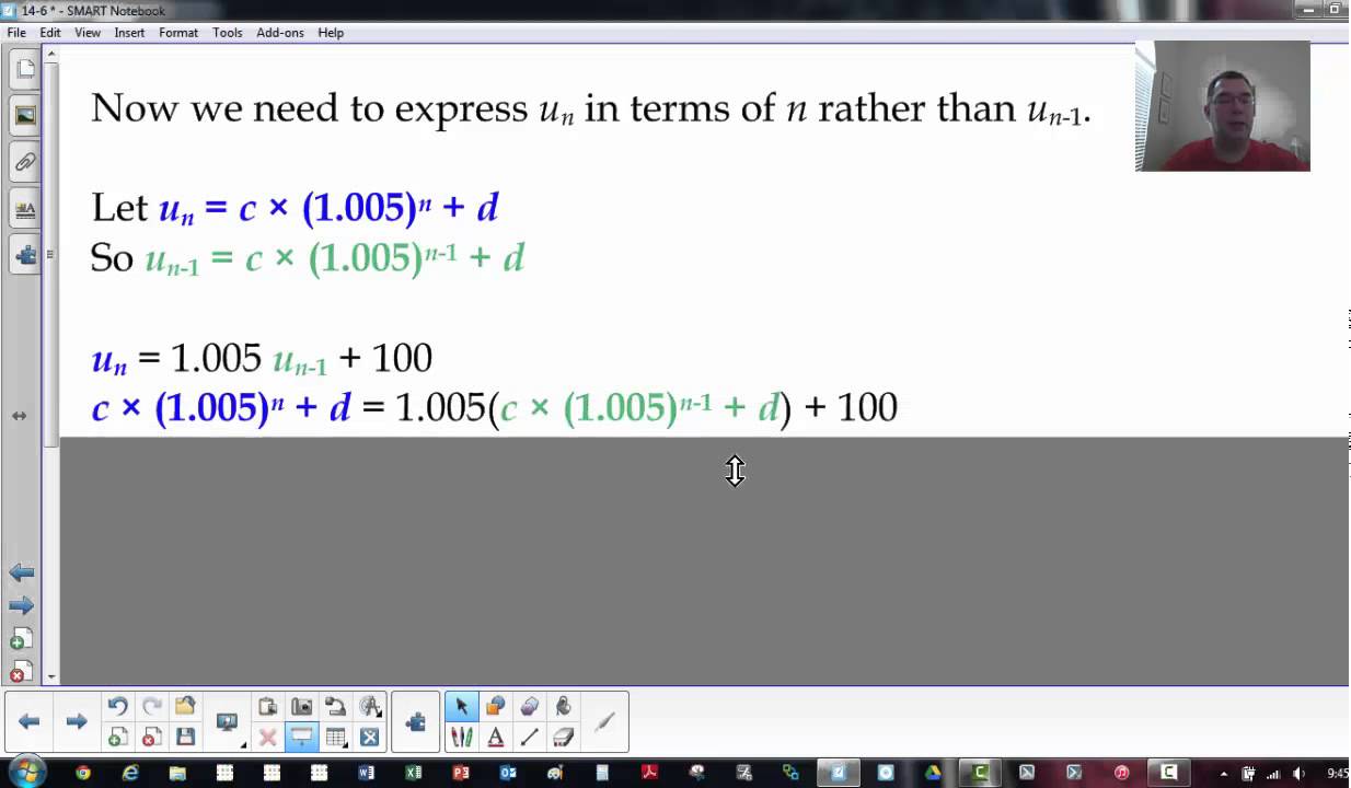 Modeling Using Recurrence Relations - YouTube