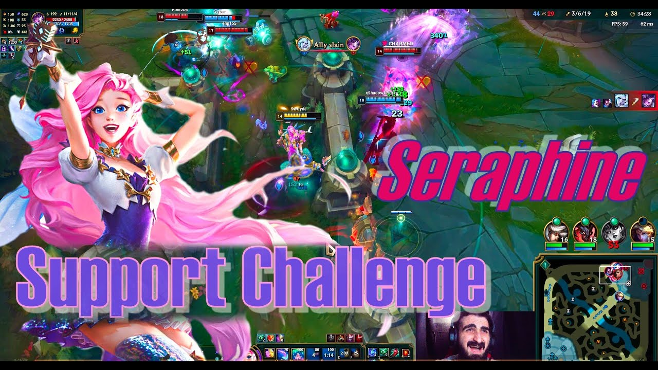 Quick and Simple!! 🎶Seraphine🎶 ( Support Challenge ) Episode 9 - YouTube