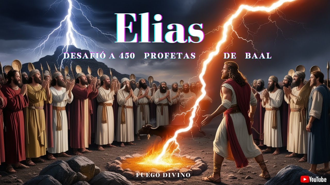 "Elías: El Profeta que Desafió a 450 Profetas de Baal y Venció al Fuego ...