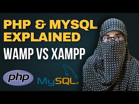 PHP & MySQL Explained for Beginners | Wamp vs Xampp | Part 45 - YouTube