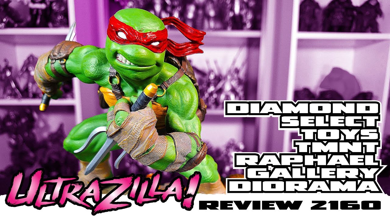 DIAMOND SELECT TOYS TMNT RAPHAEL GALLERY DIORAMA | Review 2160 - YouTube
