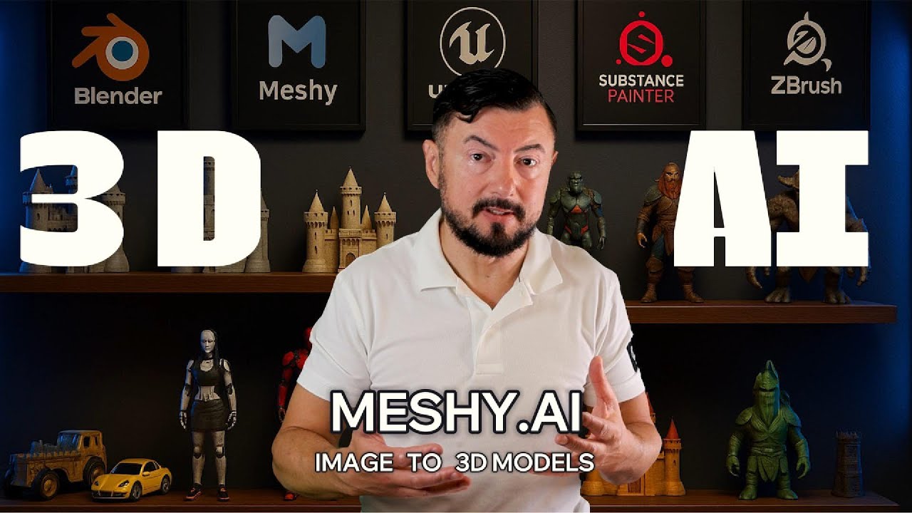 How to Convert Images to 3D models with Meshy AI - YouTube