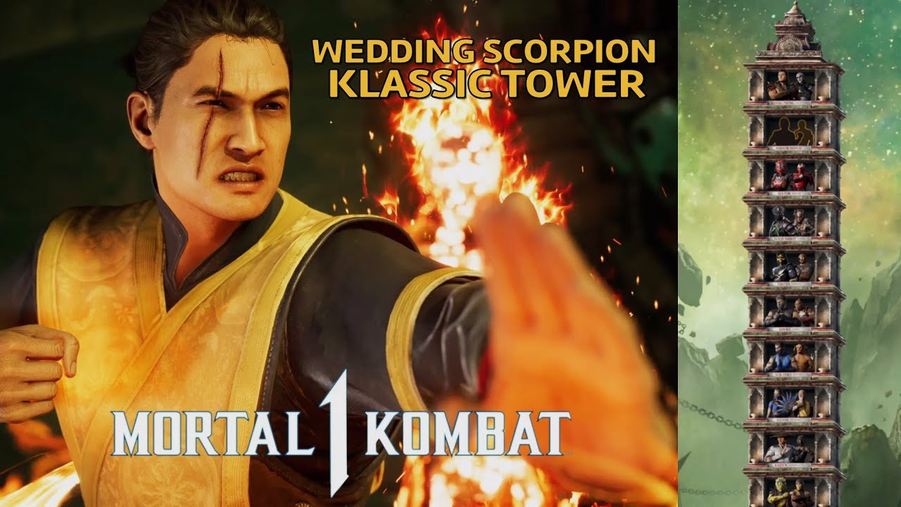 MK1 - *Wedding Scorpion* (Scorpion Kameo) Klassic Tower Gameplay ...