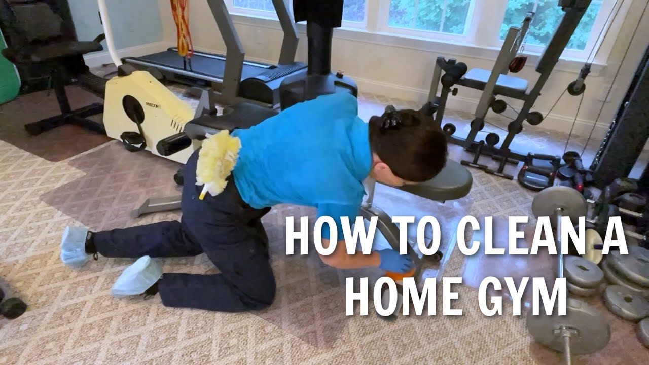 How to Clean a Weight Room or Home Gym - Clean With Me - YouTube