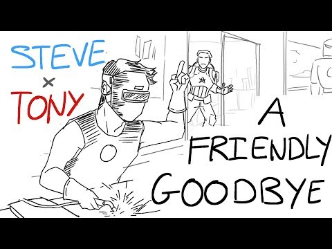 (Steve/Tony) Marvel Animatic | A Friendly Goodbye