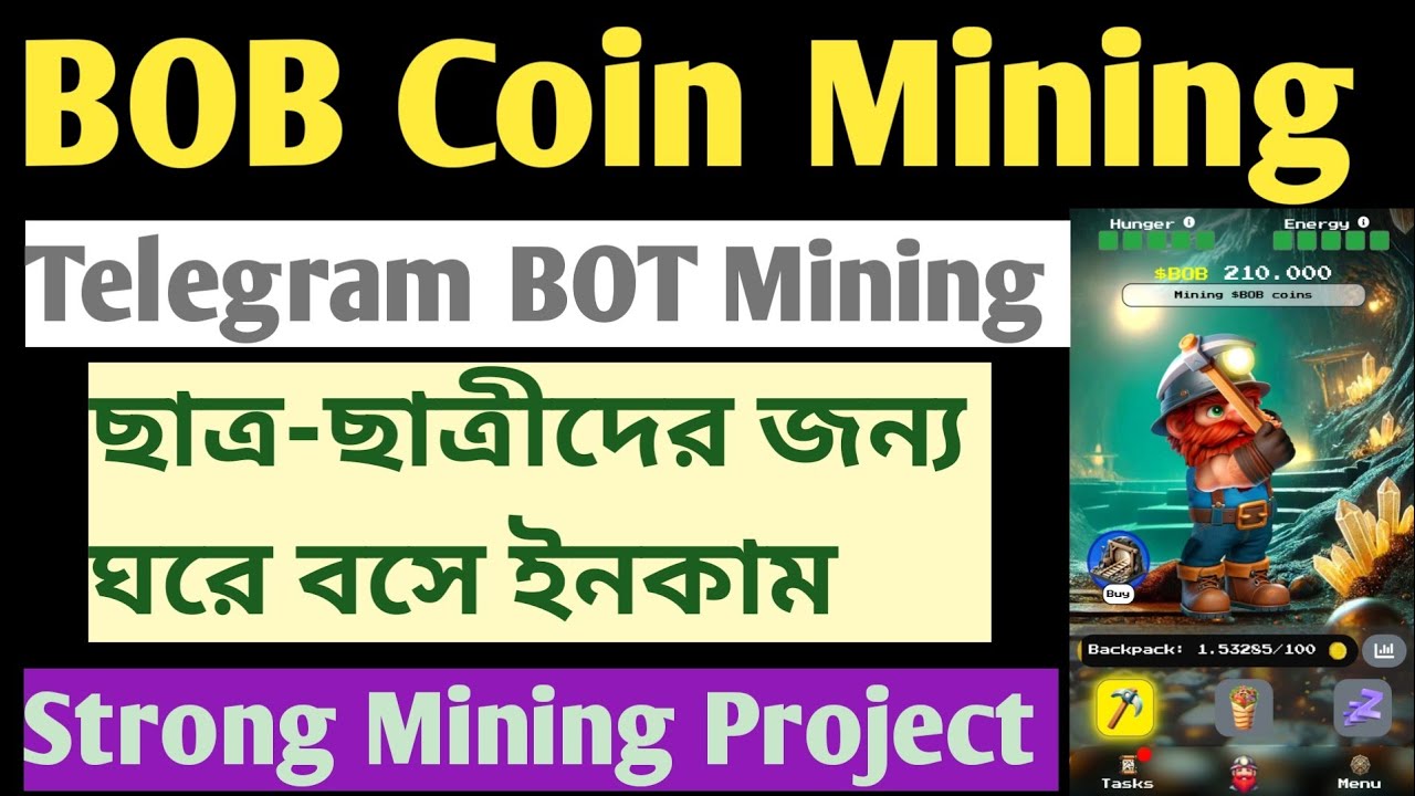 BOB Mining | 100% Legit Mining App | Earn Upto 500$ | Don't Miss The ...