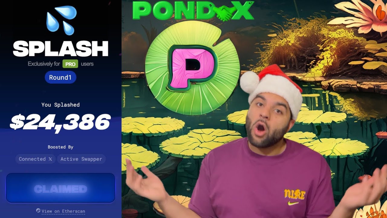 Claim Your Free Money Now! Pond0x Splash Rewards Are Here! - YouTube