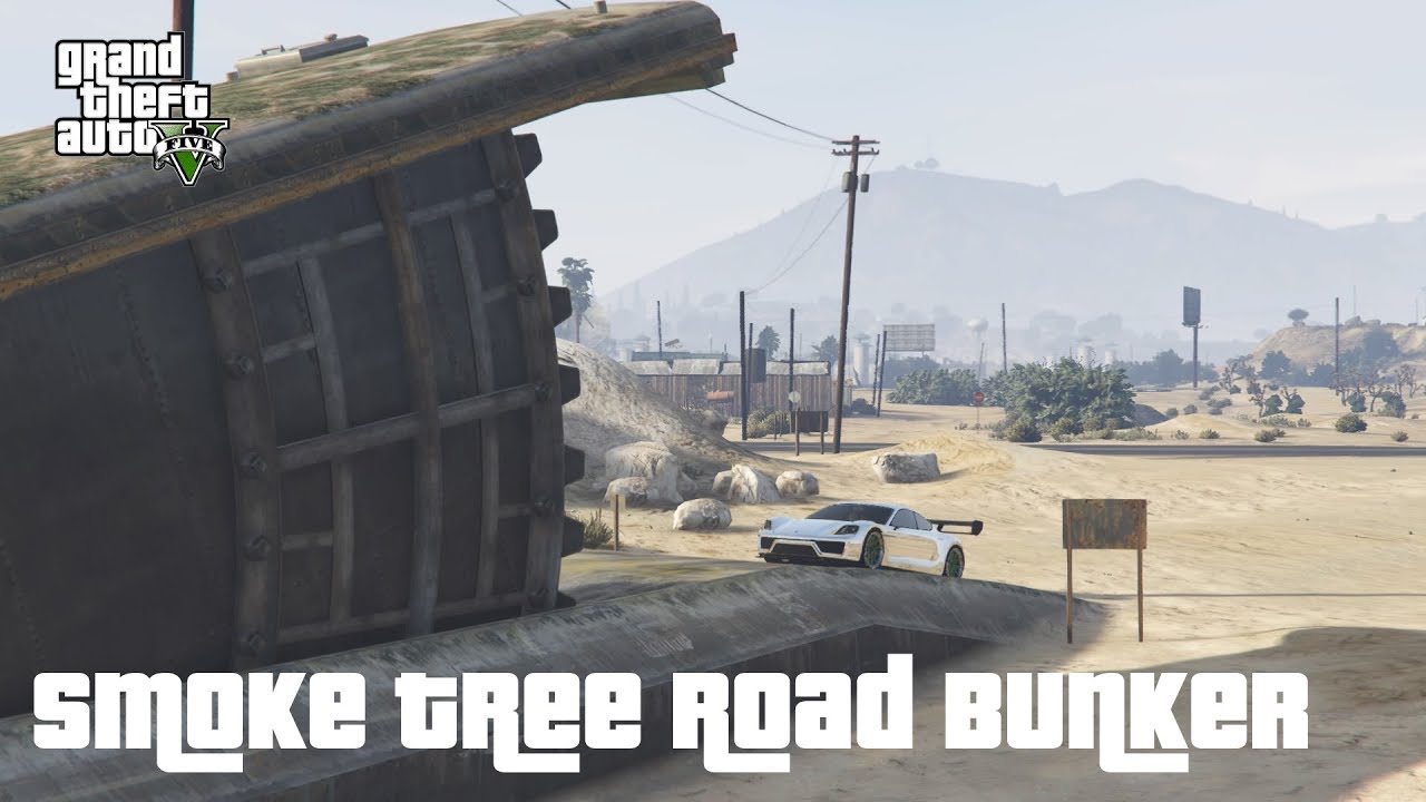 GTA 5 - Smoke Tree Road Bunker Style 2 - Inside Look - Quick Tour - YouTube