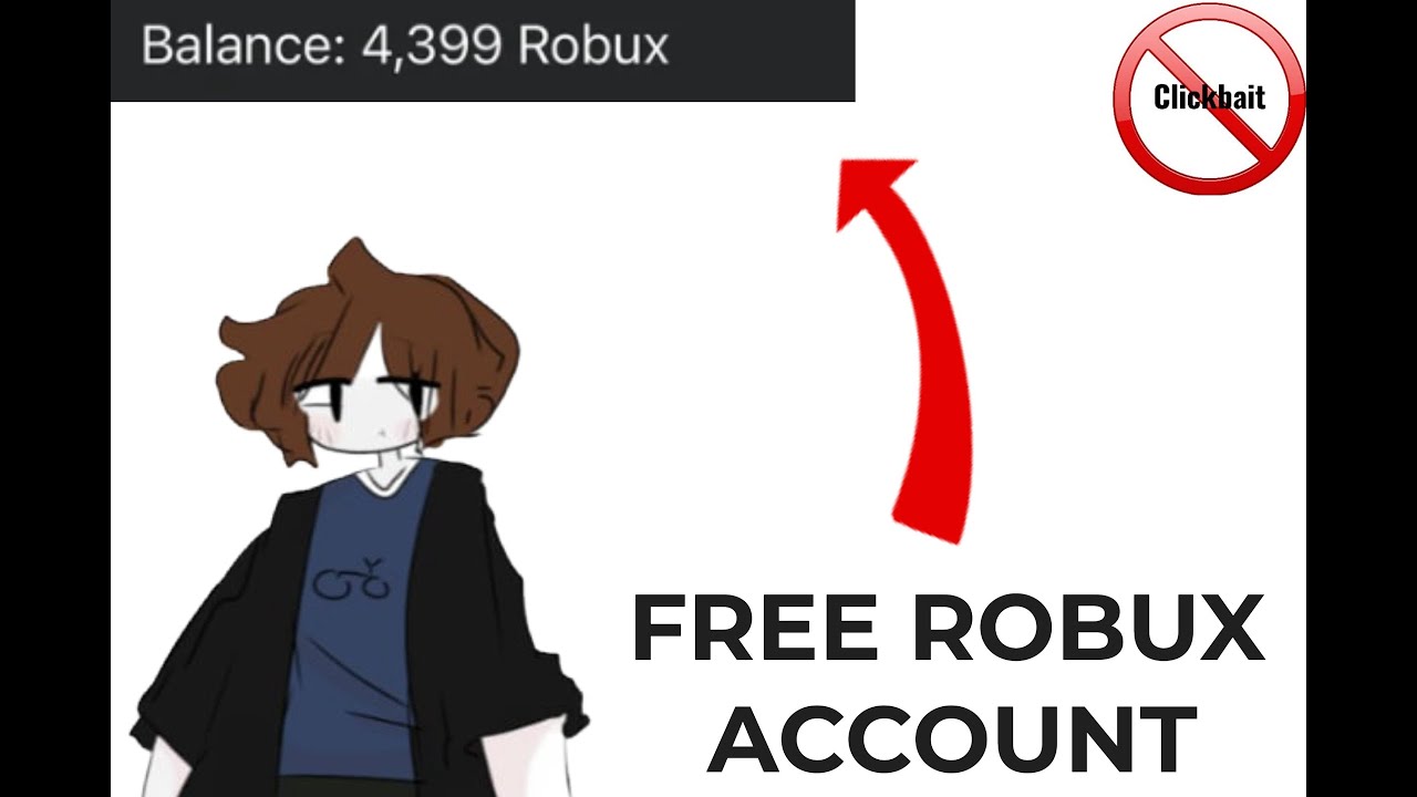 Free Account With 4.8K Robux ( Not ClickBait ) - YouTube