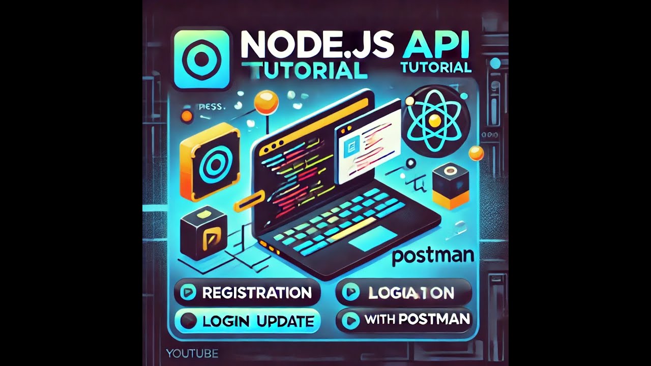 "Node.js Express REST API | Registration, Login & Update Tutorial with Postman" - YouTube