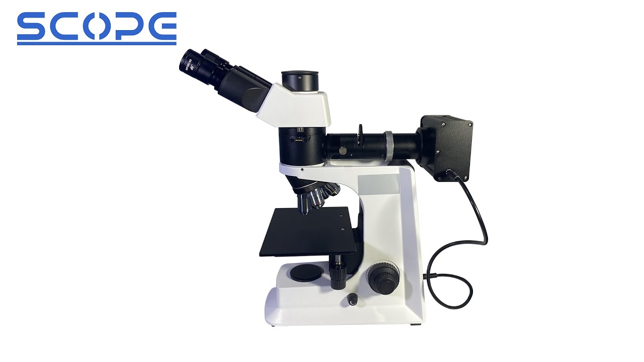 MIT200TR Trinocular Metallurgical Microscope Professional Lab ...