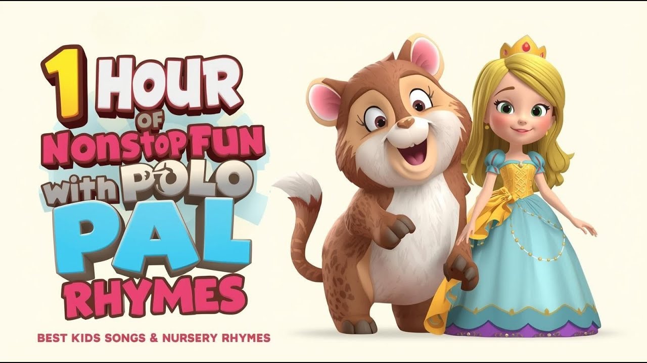 1 Hour of Nonstop Fun with Polo Pal Rhymes | Best Kids Songs & Nursery ...
