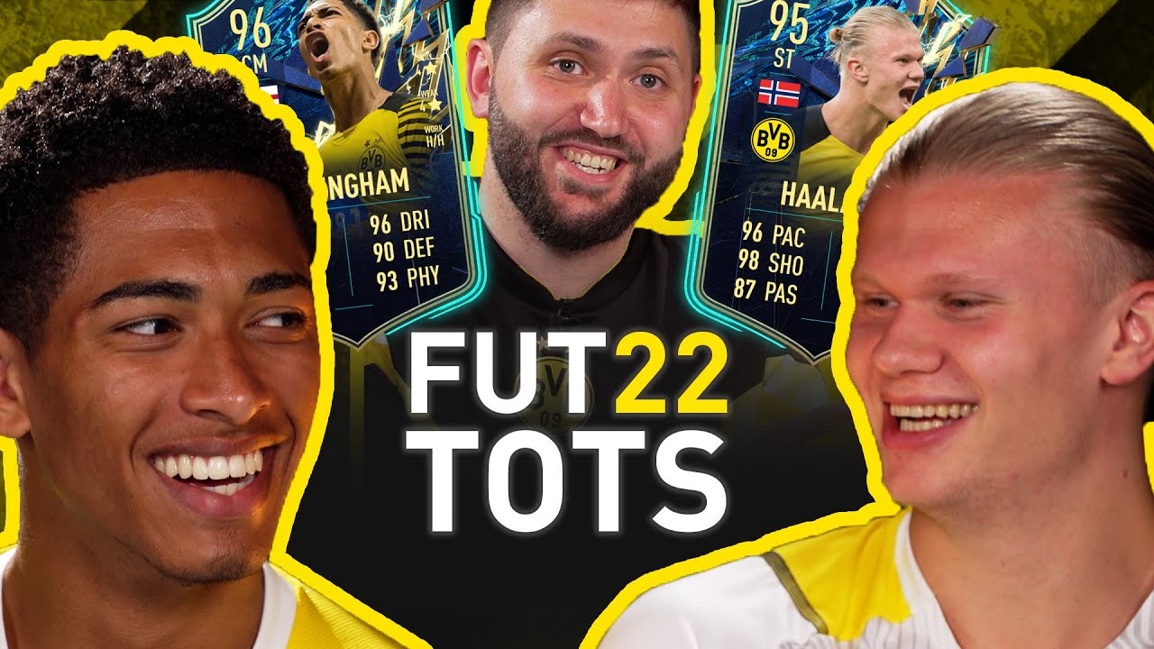 "This is a beast of a card!" | Bellingham & Haaland: TOTS Handover ...