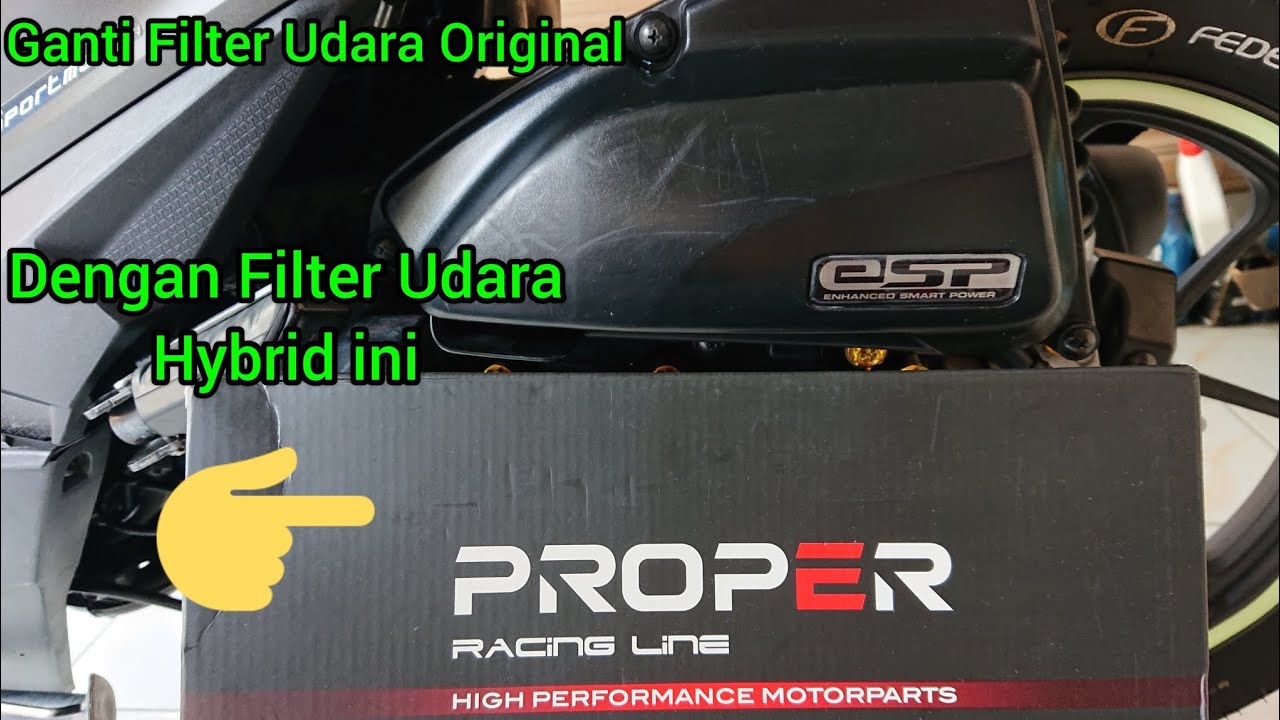 Cara ganti Filter Udara Honda Beat Deluxe 2022 | Ganti dengan Filter ...