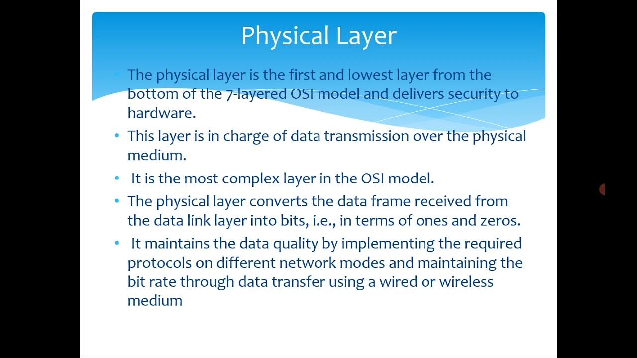 Computer Networks | Physical Layer | Tamil - YouTube