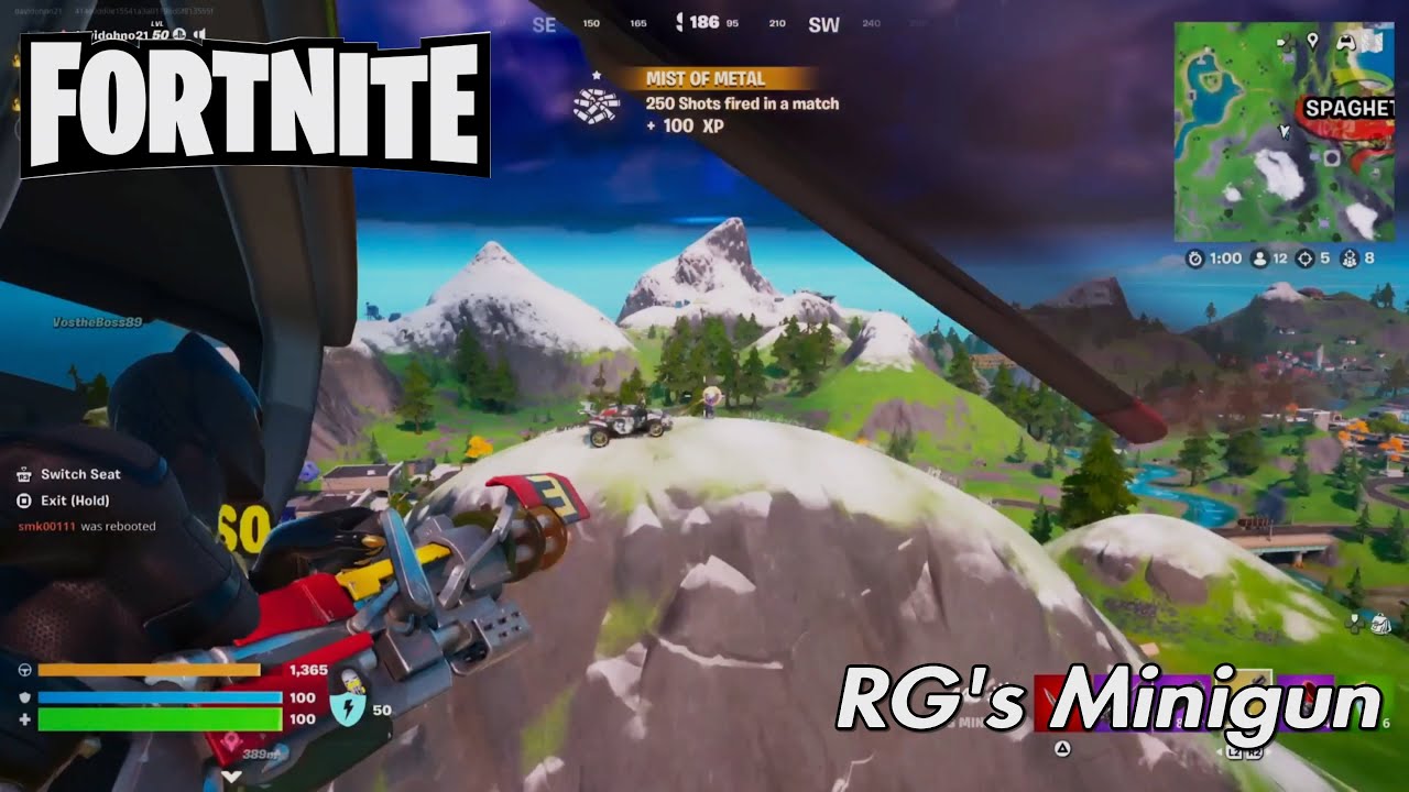 Fortnite - RG's Minigun - YouTube