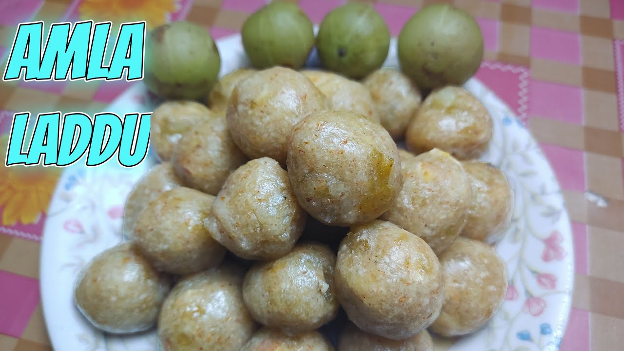 Amla Ladoo Recipe - Indian Gooseberry Ladu Recipe | Shashi Ka Kitchen ...