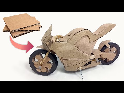 Moto De Cartón: Manualidad Creativa Y Ecológica | Xavi Motos