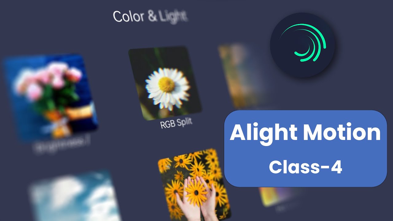Colors and light | Alight motion class 4 - YouTube