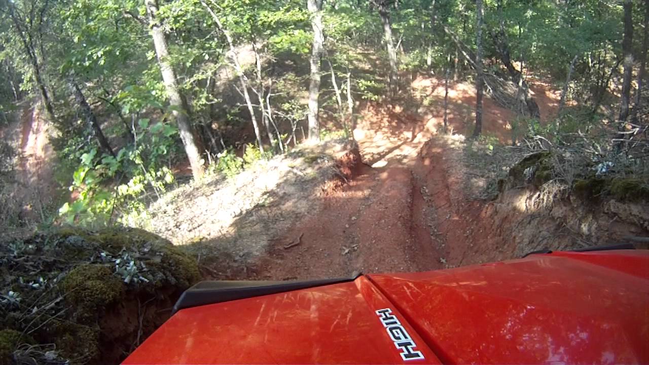 BIG RED OFF ROAD PARK TRAIL RIDING - YouTube